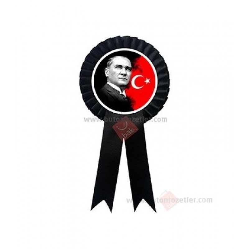 10 Kasım Yaka Rozeti Kurdele